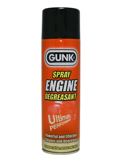 2 x GUNK ENGINE DEGREASANT SPRAY CAR VAN DEGREASER REMOVER CLEANER ...