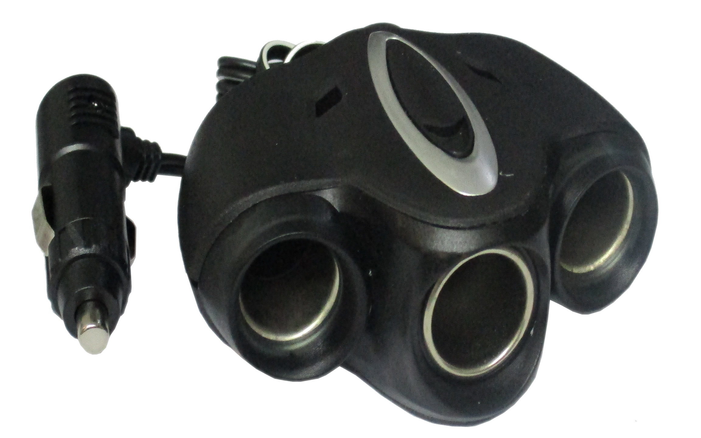 12V TRIPLE SOCKET DC EXTENSION CAR VAN CIGARETTE LIGHTER PORT SPLITTER ...